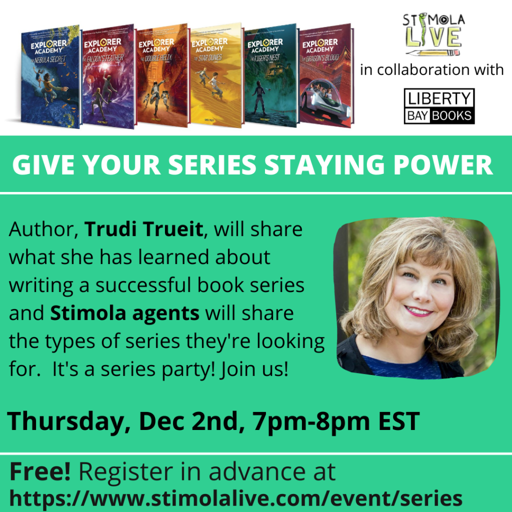 Stimola Live – Live Author Events presented by Stimola Literary Studio
