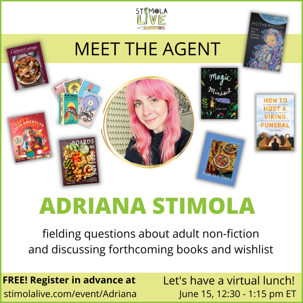 Stimola Live – Live Author Events presented by Stimola Literary Studio